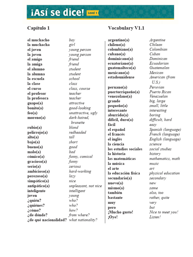 ASD 1 Ch 1 Vocab | PDF