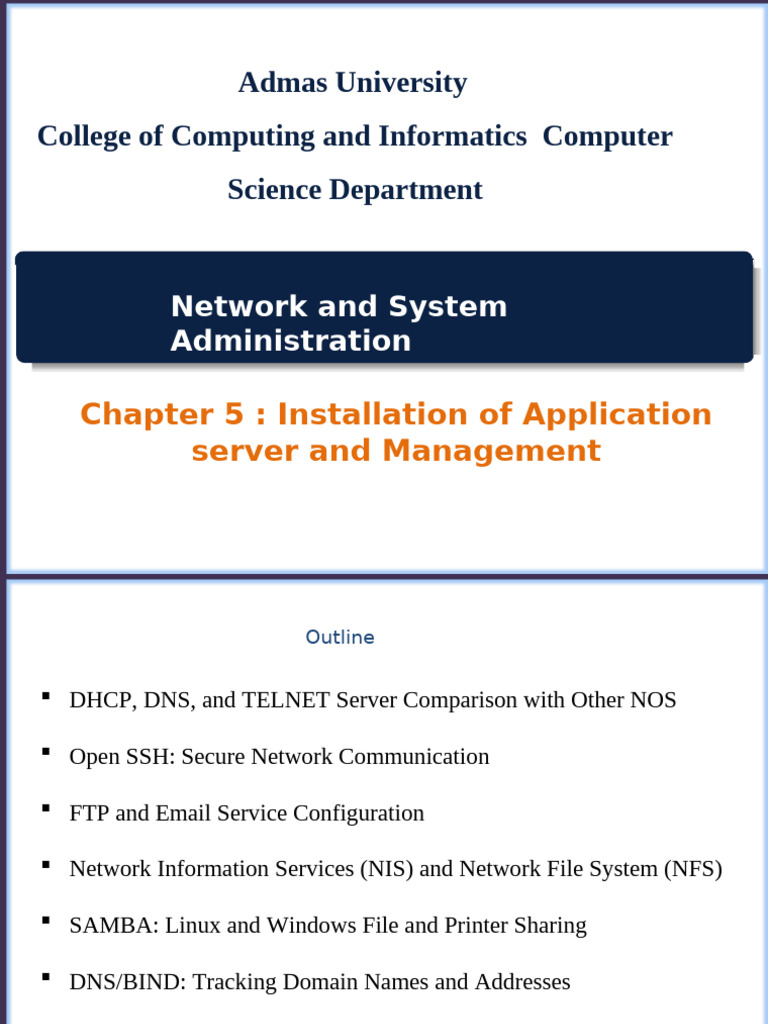 Chapter 5 Installation of Application Server and Management | PDF | Secure Shell | Domain Name ...