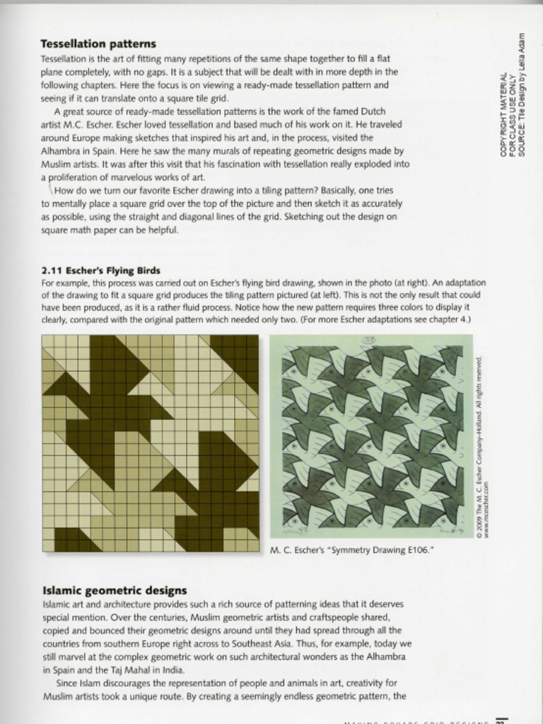 Tessellation Tile Design Binder | PDF