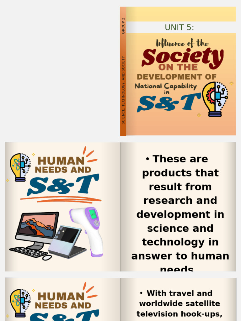 STS Unit 5 Influences of Scociety On ST | PDF | Science | Entrepreneurship