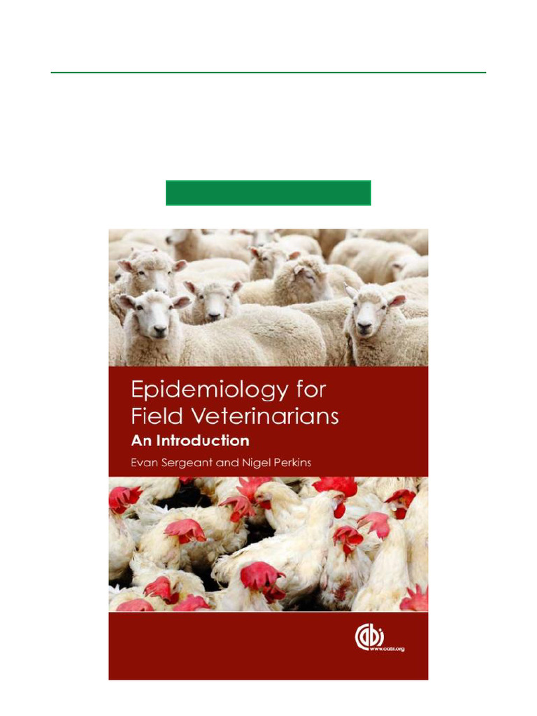 Introduction to Veterinary Epidemiology | PDF | Cohort Study | Epidemiology