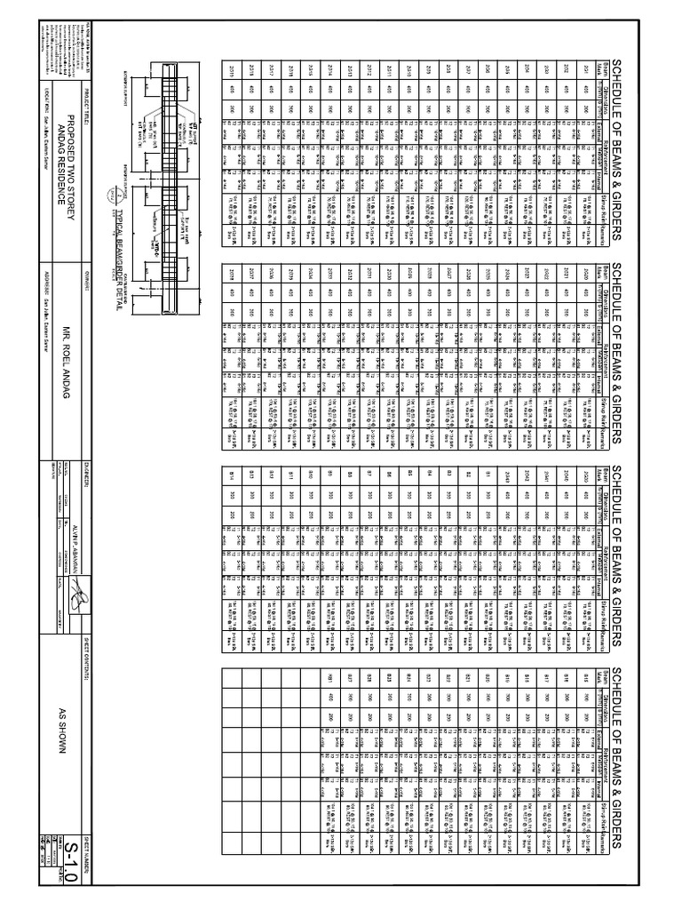 Andag Strucrtural Plan 5 | PDF