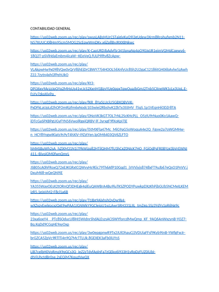 Contabilidad General | PDF