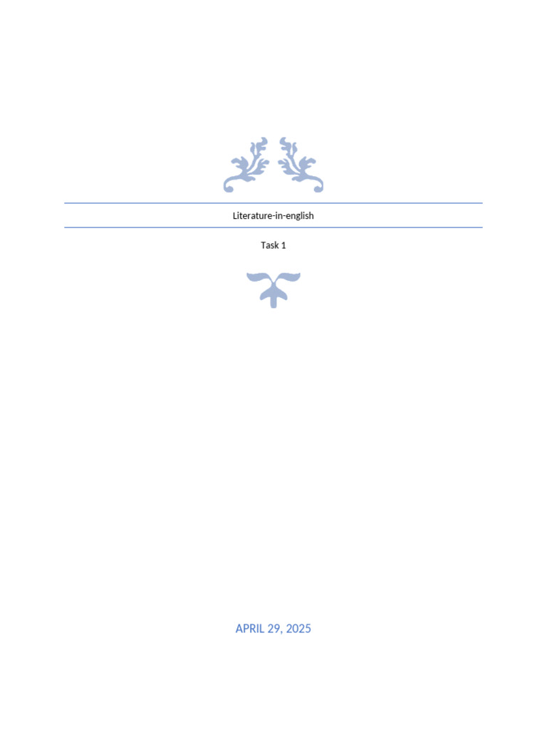 Bendu Lewis: A Character Analysis | PDF | Love | Psychology