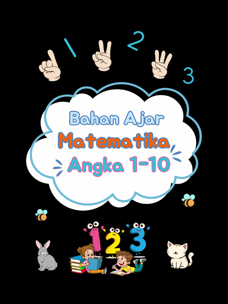 Belajar Matematika Angka 1-10 Lembar Kerja Putih Biru Minimalis | PDF