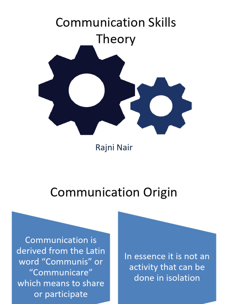 Understanding Communication Skills | PDF | Communication | Information