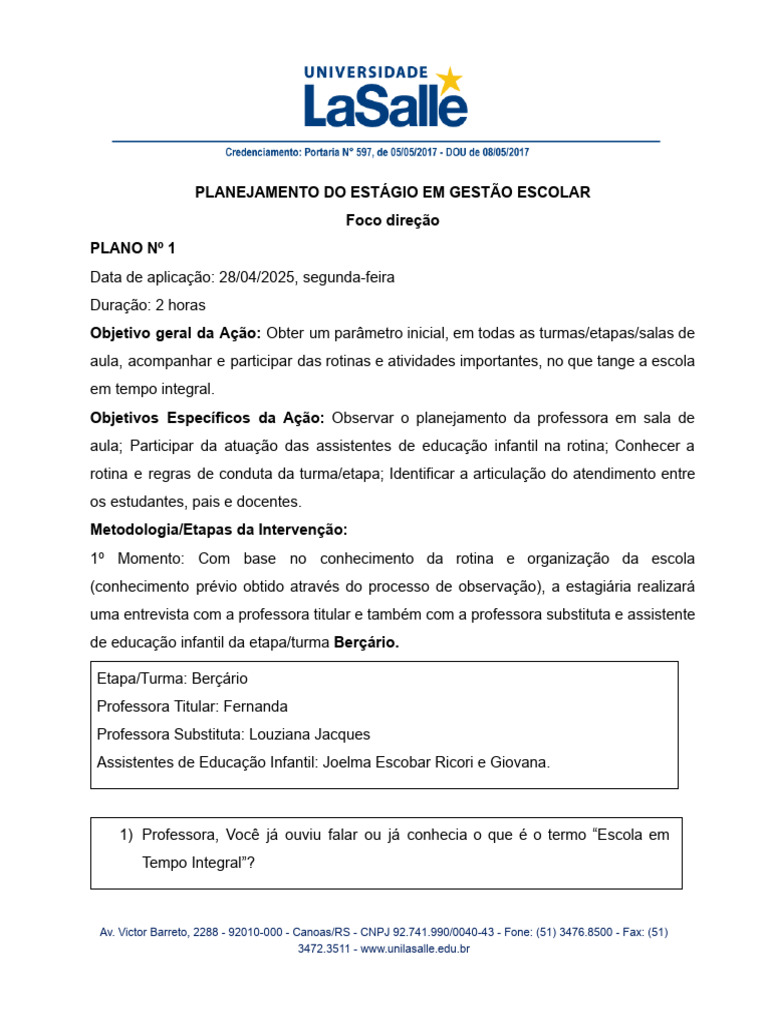 3) PLANEJAMENTO GESTÃO COM FOCO EM DIREÇÃO ALINE HAAS - Documentos ...
