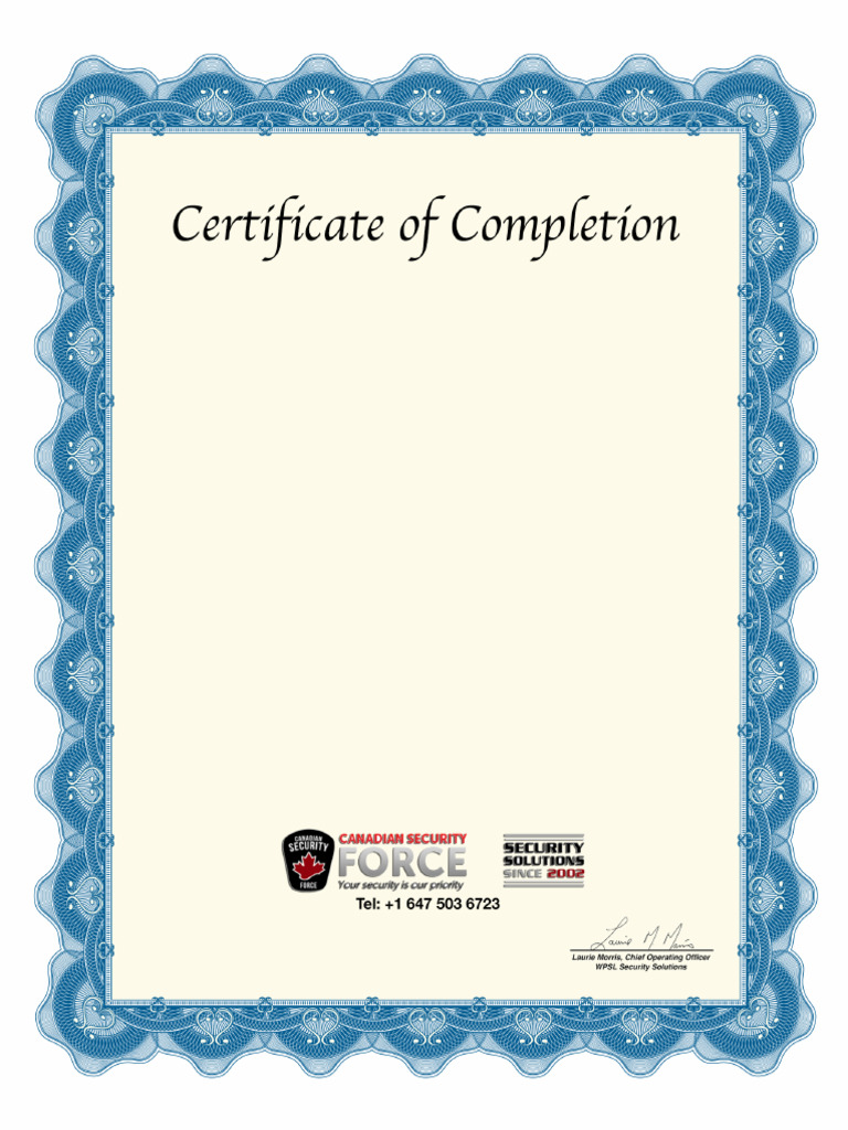 PSISA Instructor Led Online Certificate | PDF