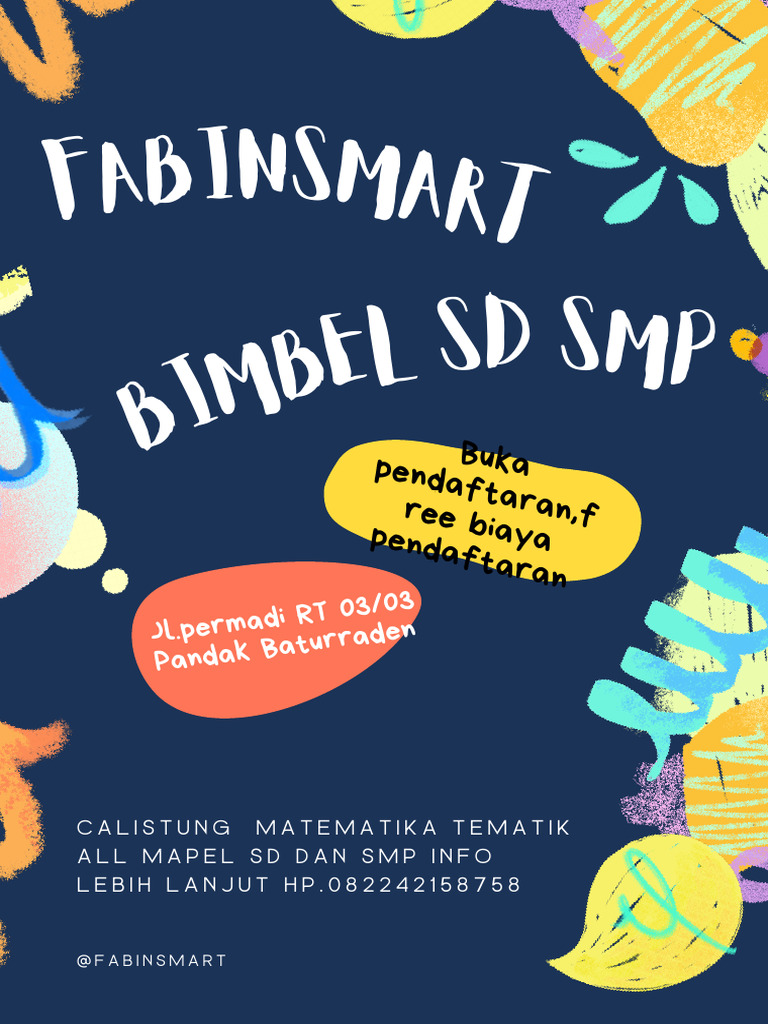 Poster Diskusi Karya Seni Abstrak Biru | PDF