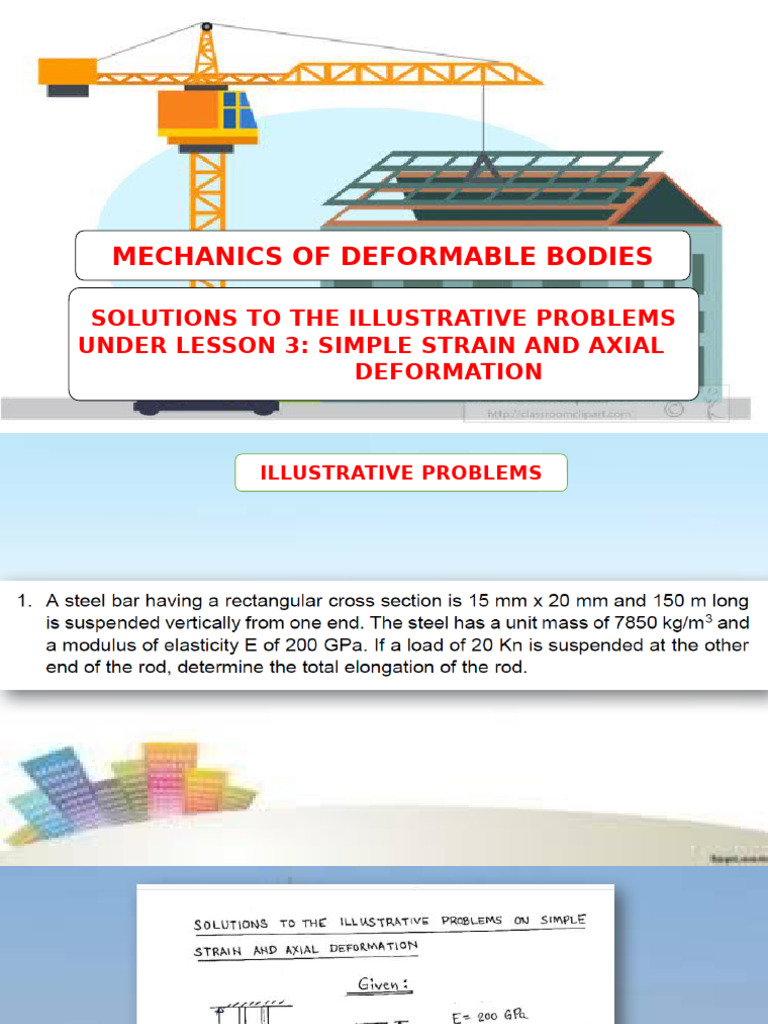 12.1 EMech 3 Solutions To The Illustrative Problems Under Lesson 2 ...