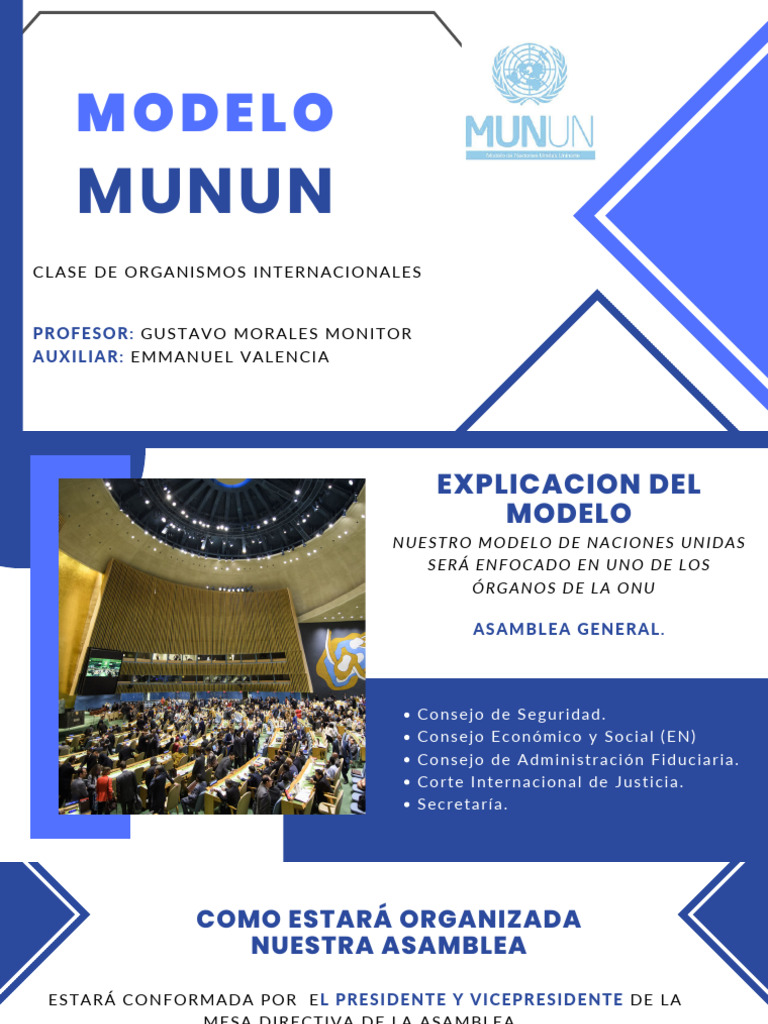 Organismos Internacionales en MUNUN | PDF