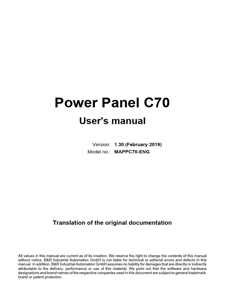 EKT Power Panel C70 Users manual_240527_114533 | PDF | Electrostatic Discharge | Programmable ...
