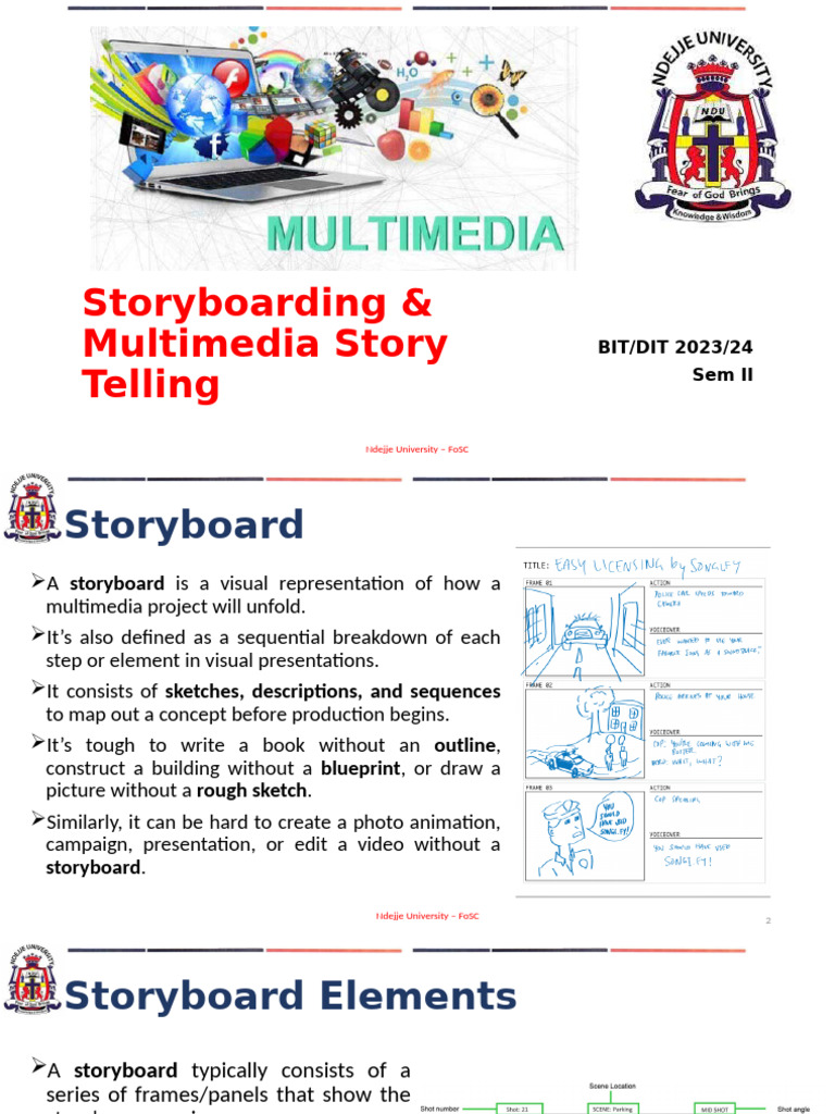 Storyboarding Multimedia Story Telling | PDF | Storytelling | Multimedia