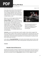 Asteroid Mining Project Overview | PDF