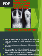 Guía de Radiografía de Columna | PDF | La columna vertebral | Vértebra