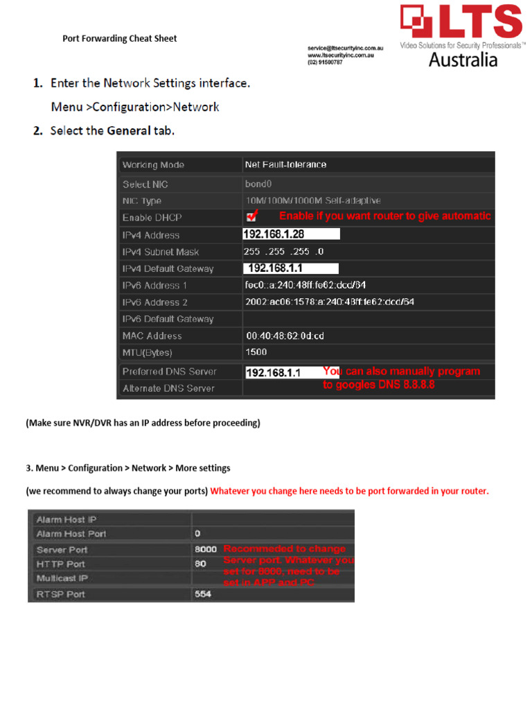 Port Forwarding Cheat Sheet | PDF