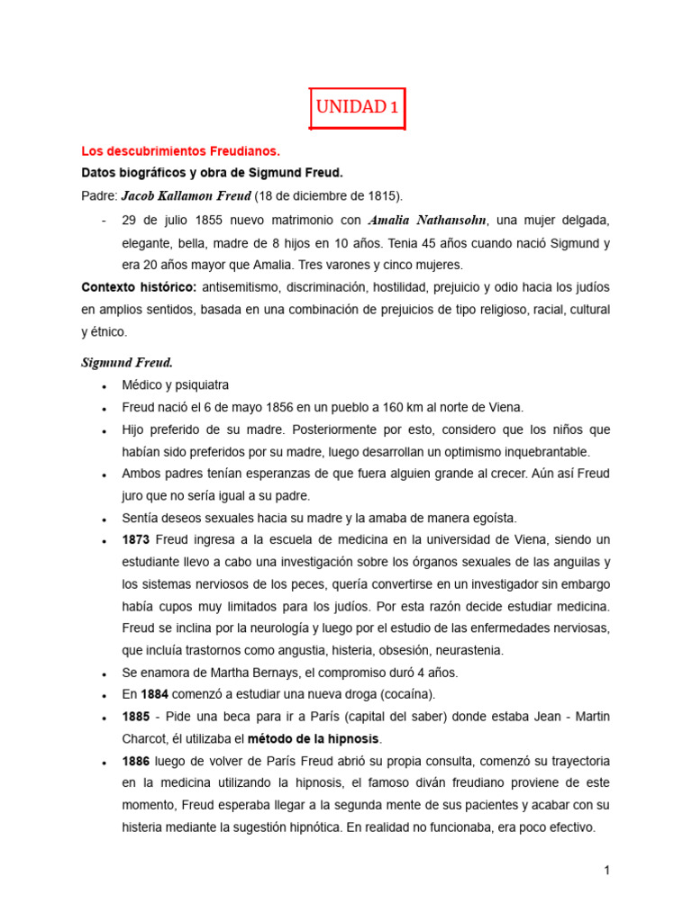 Final Psicología Profunda | PDF | Sigmund Freud | Psicoanálisis