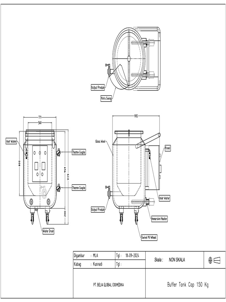 Buffer Tank Cap 150 KG | PDF