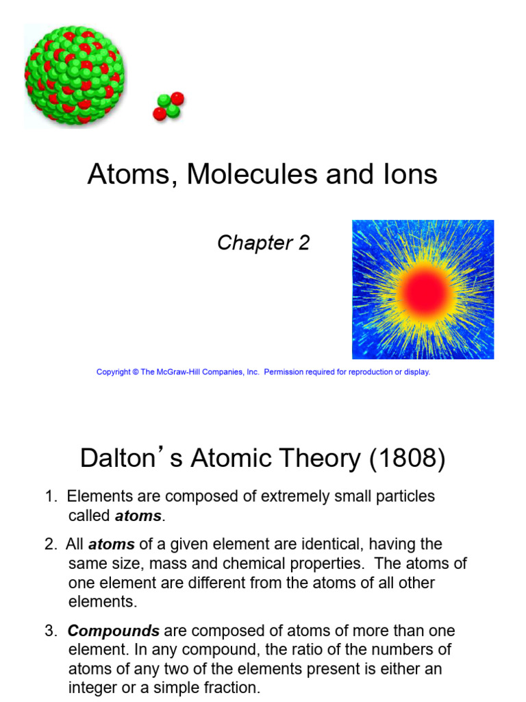 Chapter 1_Atoms and electronic structure of atoms | PDF | Atomic ...