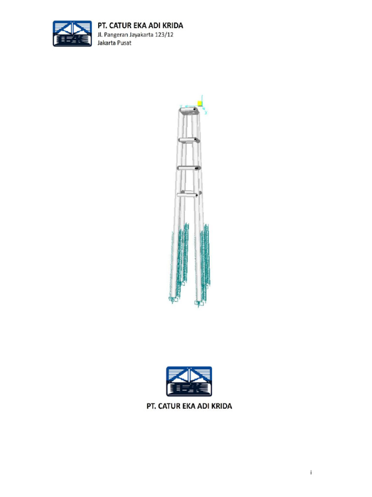 Perhitungan Struktur Mooring Dolphin D600 t14 | PDF