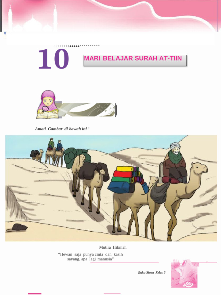 10 Mari Belajar Surah At-Tiin Bagian 1 | PDF
