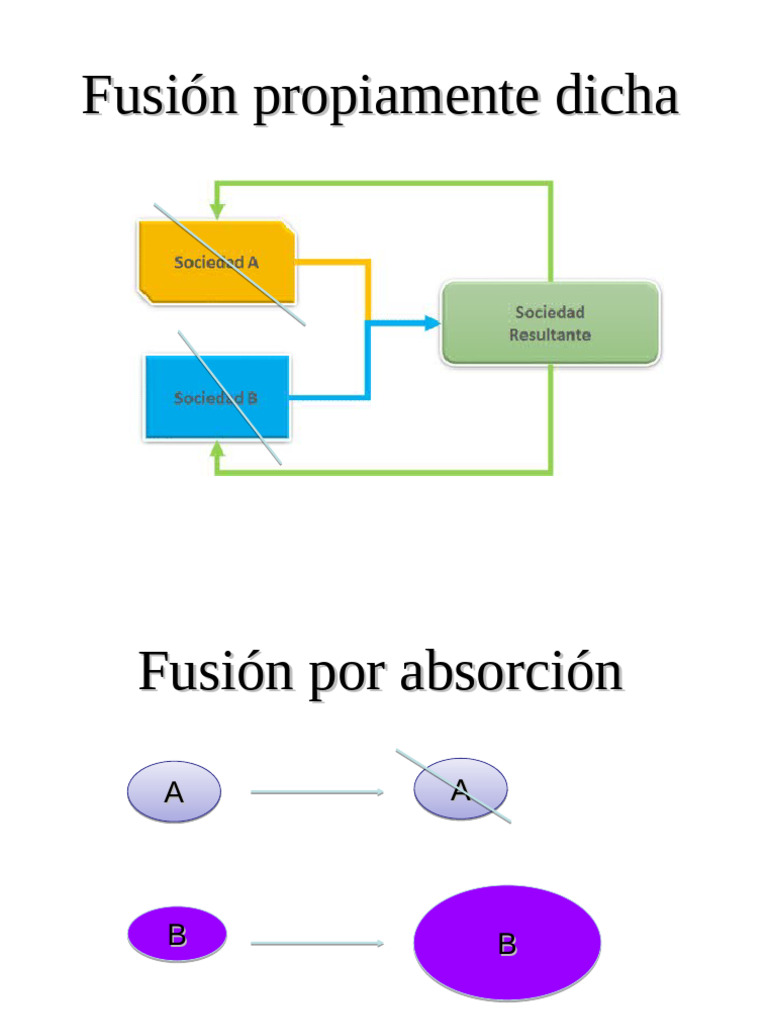 Transformación, Fusión y Escisión | PDF