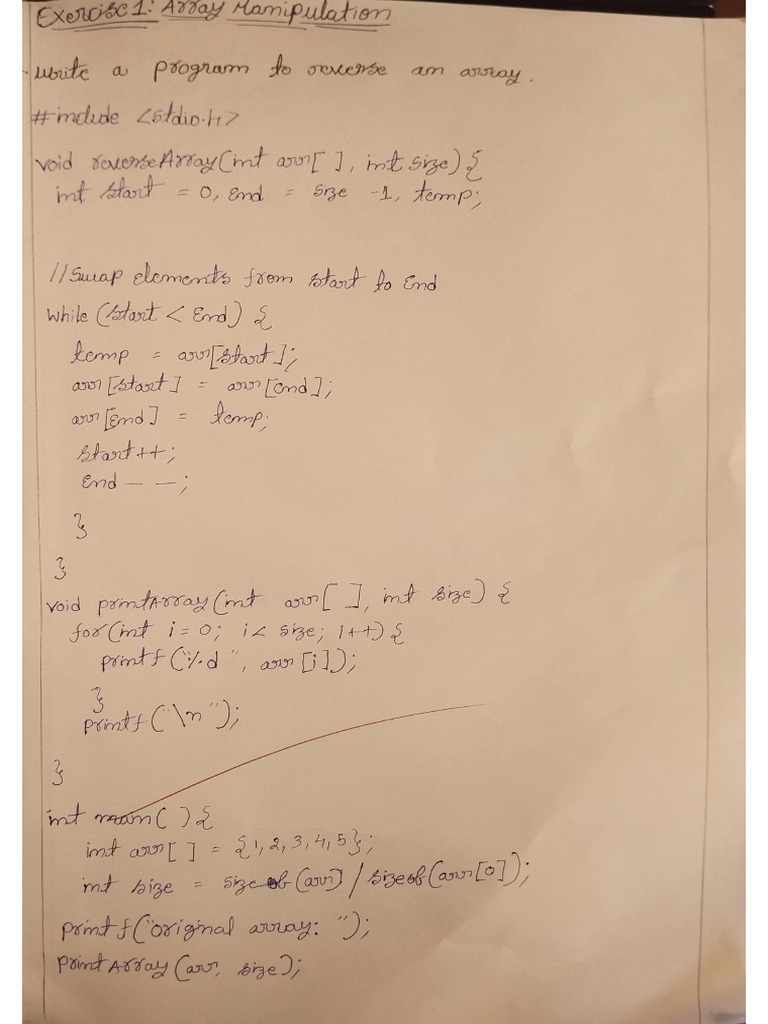 Data Structure Lab First 3 Weeks Program's With Outputs | PDF