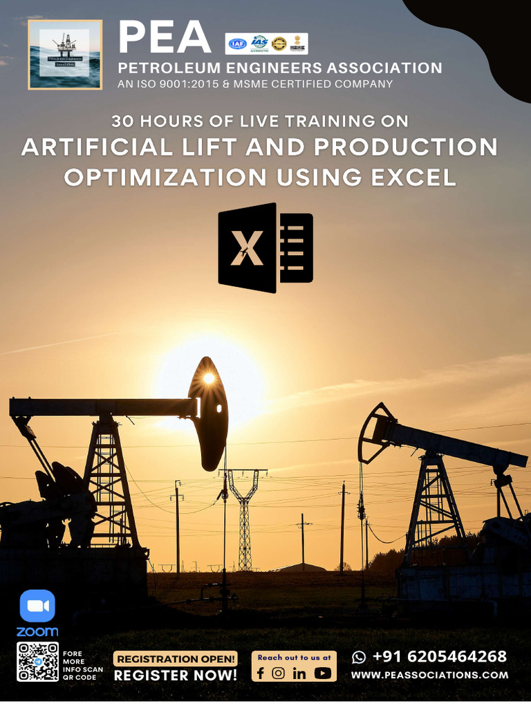 Artificial lift using Excel brochure | PDF | Petroleum Reservoir