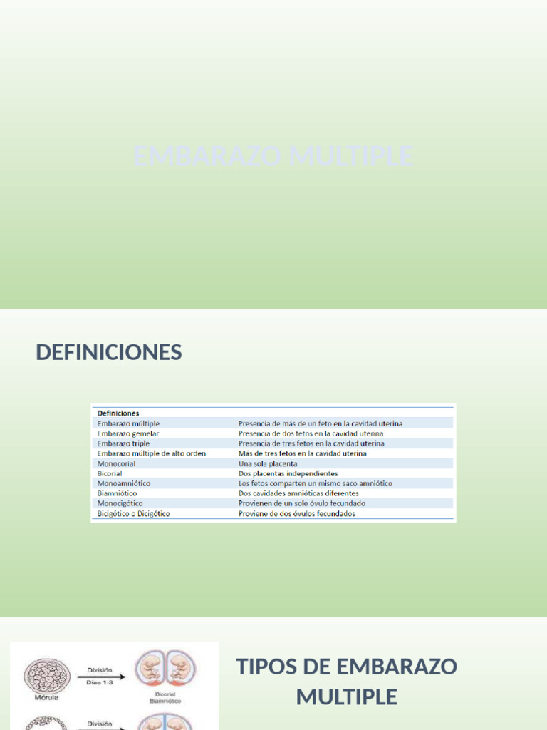 Embarazo Multiple | PDF