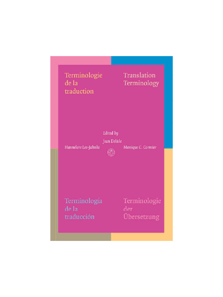 Translation Terminology | PDF | Linguistics | Translations