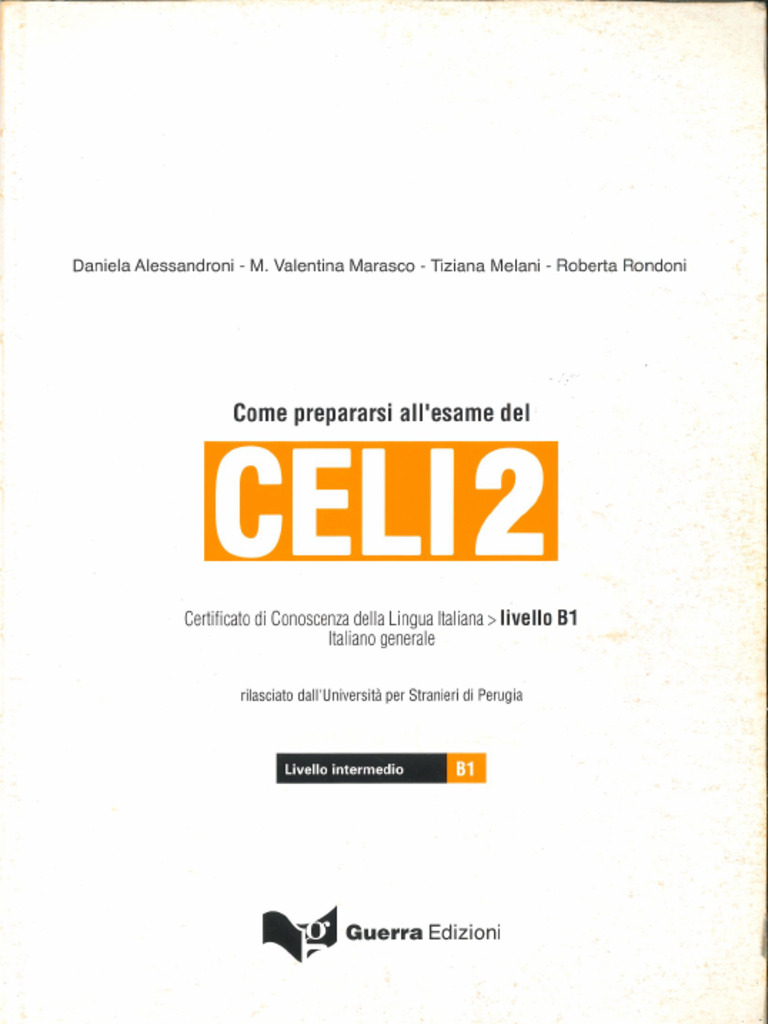 CELI 2 B1 Como Prepararse | PDF