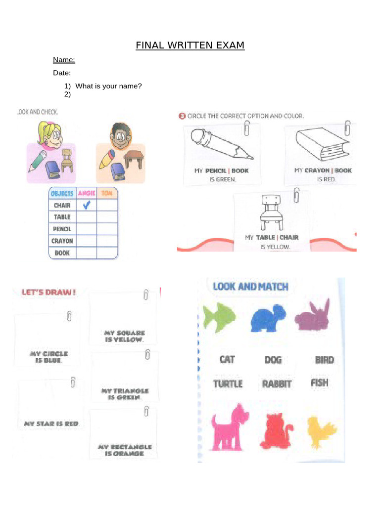 Final Written Exam 2024 | PDF