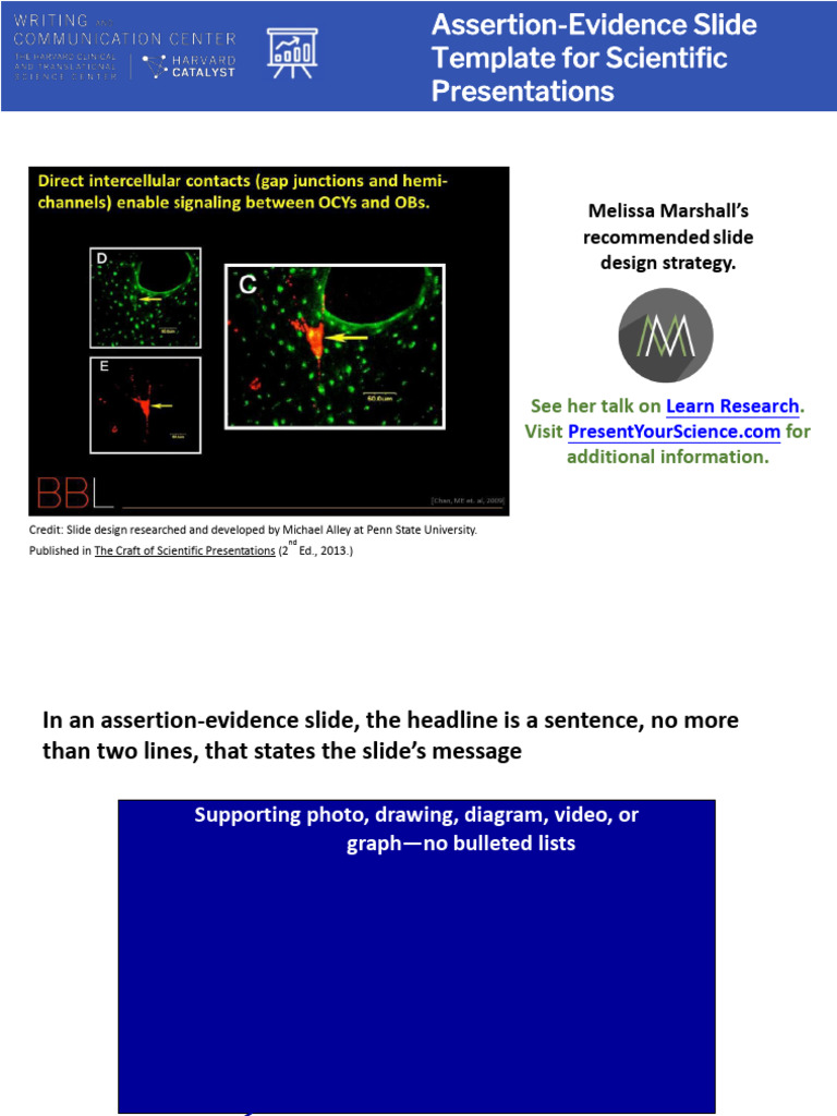 Assertion-Evidence Slide Design Guide | PDF