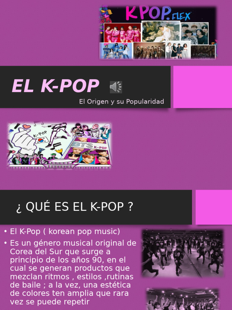 Historia y Evolución del K-Pop | PDF | Musica Popular | Músicos