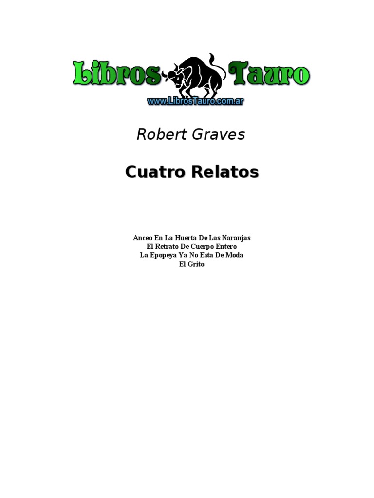 Graves, Robert - Cuatro Relatos | PDF | Poesía épica | Nerón