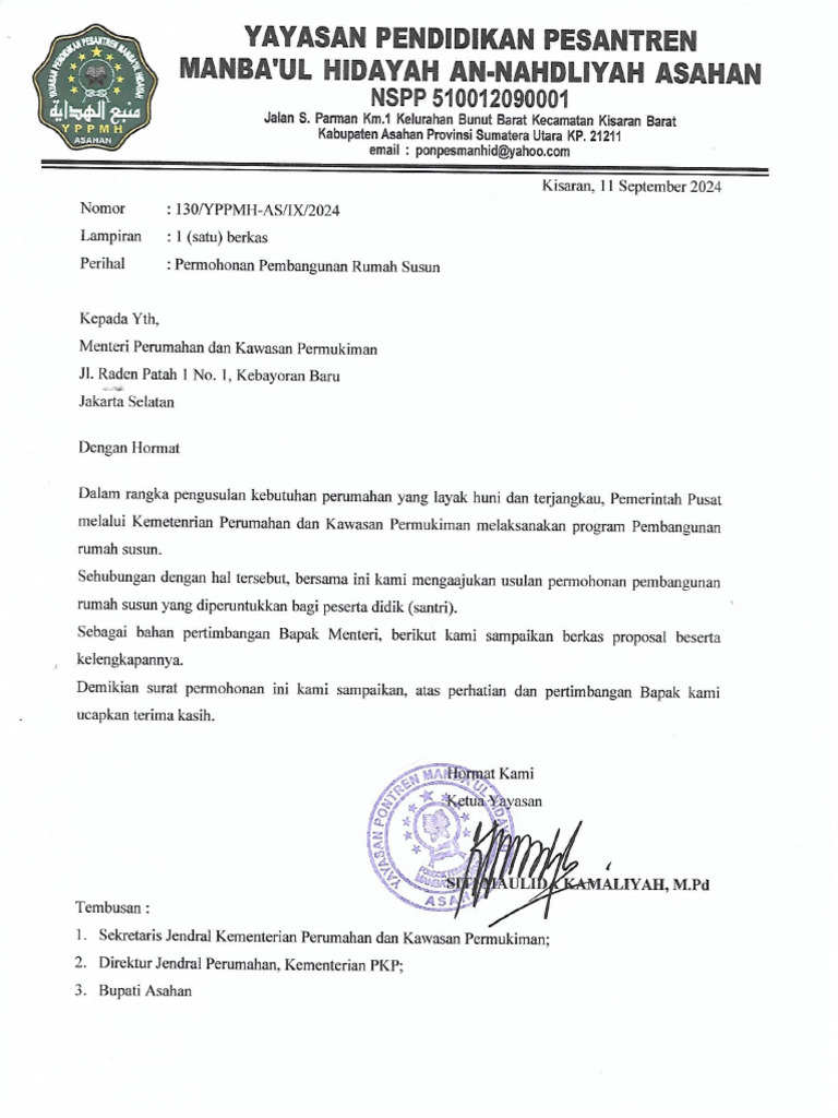 Permohonan Rusun PKP | PDF