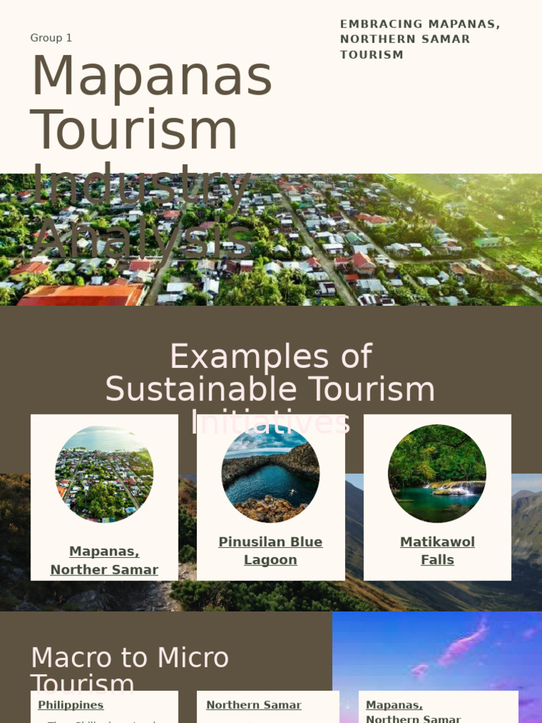 Green and Cream Simple Tourism Presentation | PDF | Tourism ...