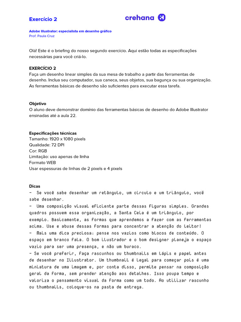 Exercício 2_ briefing | PDF
