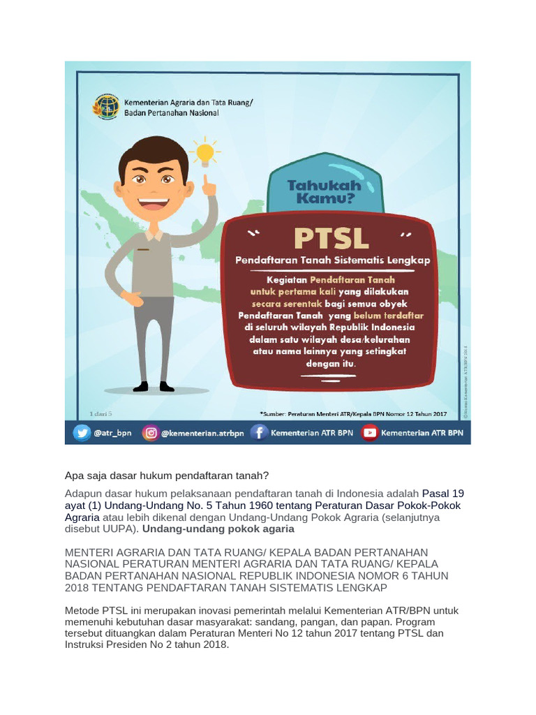 PTSL Materi 2023 | PDF