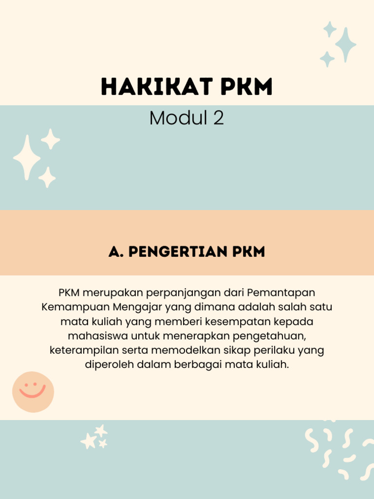 PRESENTASI MODUL 2_PKM | PDF