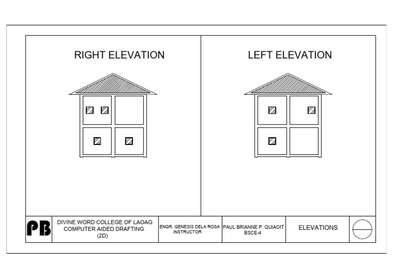 Left and Right Elevation | PDF