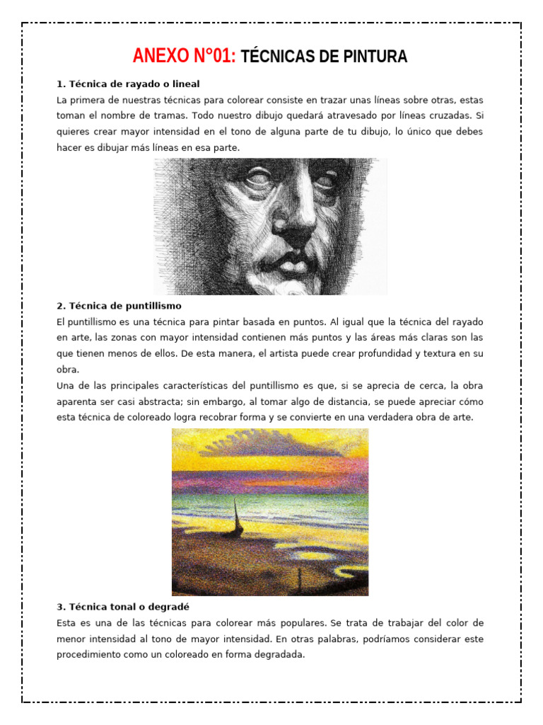 Unidad 1 - Anexos Sem 3 - Arte 4° | PDF