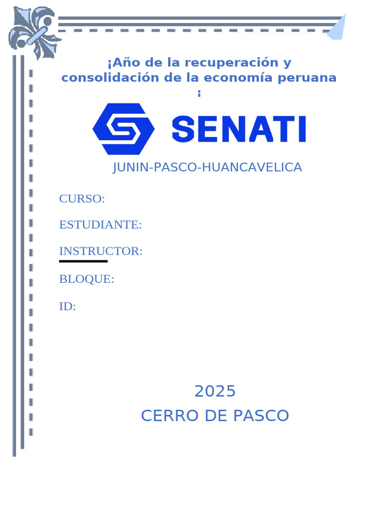 caratula senati | PDF