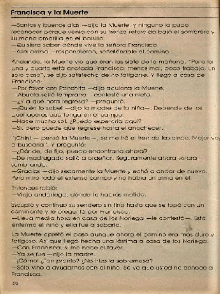 Francisca y La Muerte | PDF