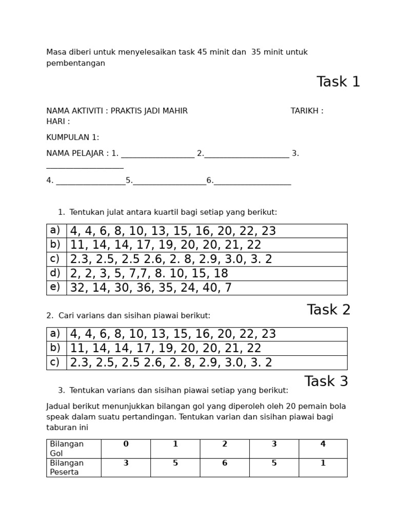 Learning Walk Maths F4 | PDF