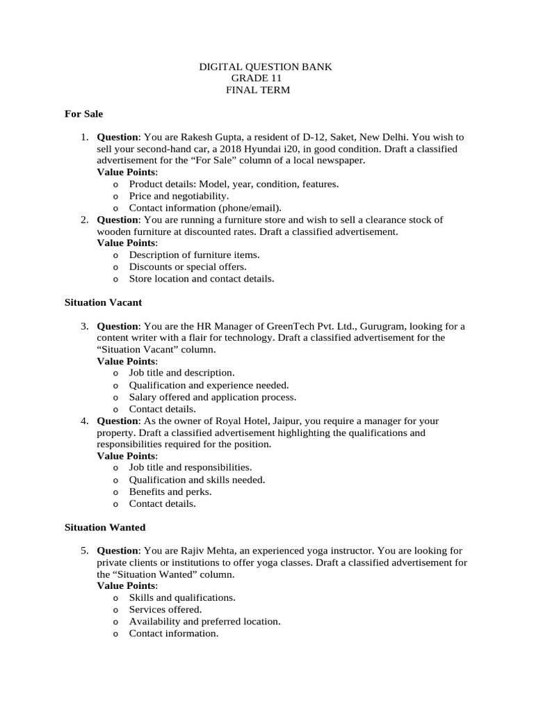 Revised Digital Question Bank FT | PDF | Disciplines | Climate Change