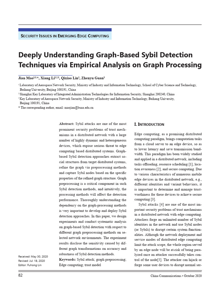 Deeply Understanding Graph-Based Sybil Detection Techniques Via Empirical Analysis On Graph ...