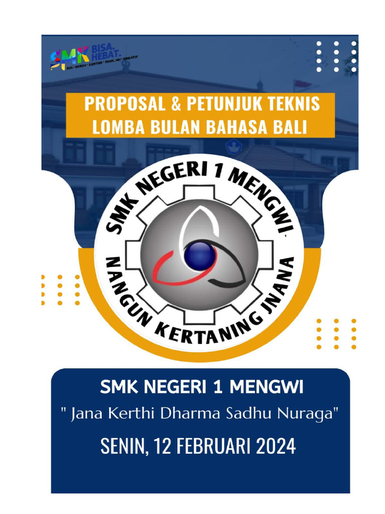 Proposal Dan Petunjuk LCC Bahasa Bali Tahun 2024 | PDF
