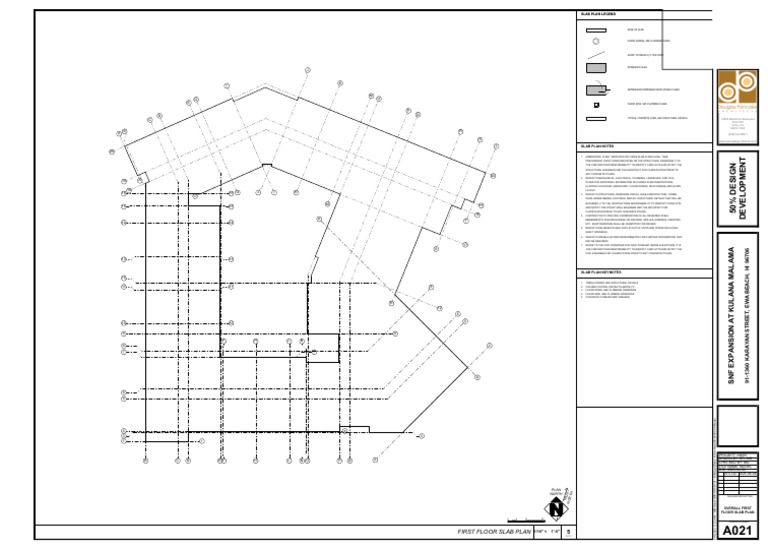 A021 Overall First Floor Slab Plan | PDF | Structural Engineering ...