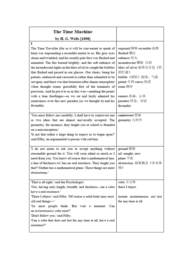 The Time Machinezhu Shi Ban - Wei Zhi | PDF | Dimension | Space